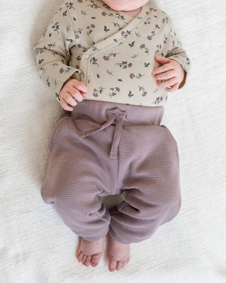 Purple Nelson Waffle Knit Jogger – My Urban Toddler Kid's Clothing