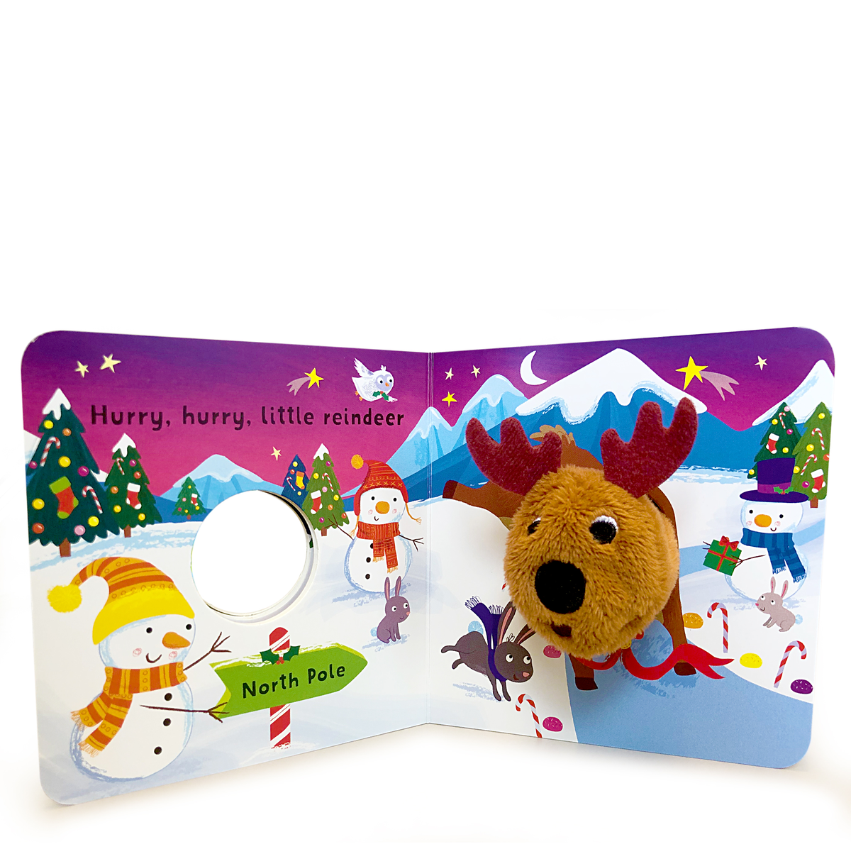 Jingle, Jingle, Little Reindeer Finger Puppet Board Book – My Urban ...
